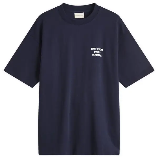 Drole De Monsieur Not From Paris Madame T-shirt - Navy