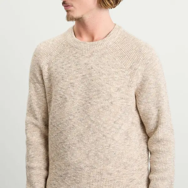 Nn07 Jacobo Boucle Jumper - White Pepper