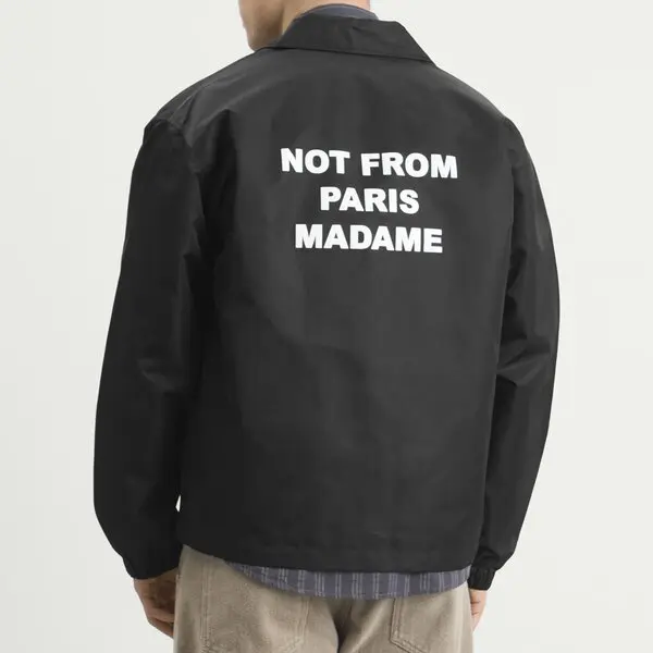 Drole De Monsieur Slogan Coach Jacket