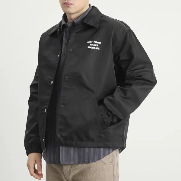 Drole De Monsieur Slogan Coach Jacket