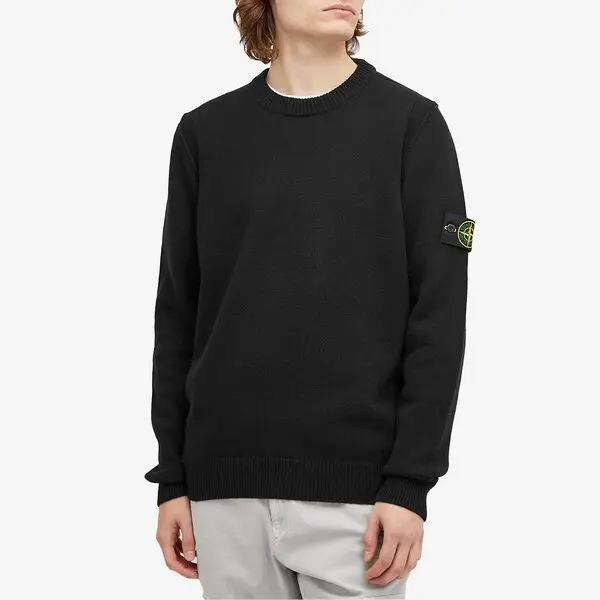 Stone Island Reverse Seam Lambswool Crew Neck Jumper