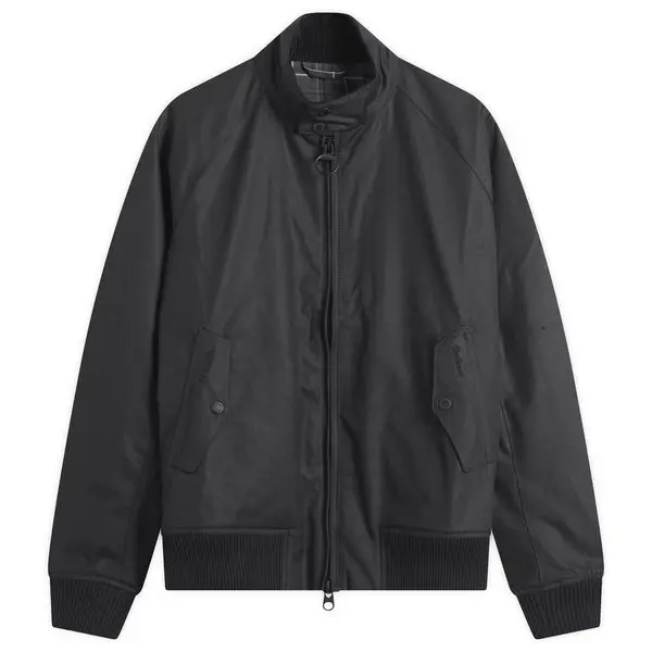 Barbour X Baracuta Porton Wax Jacket - Black