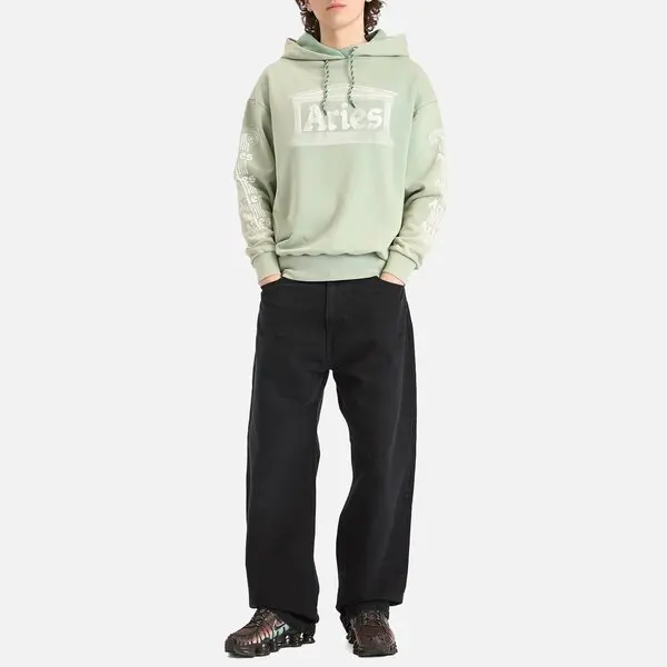 Aries Aged Ancient Temple Hoodie