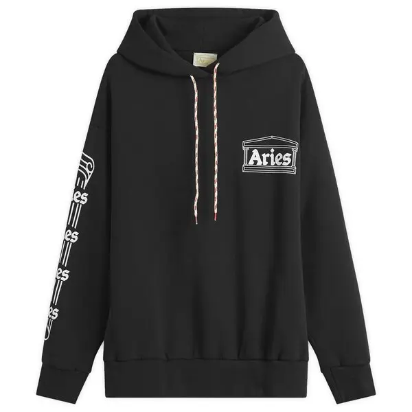 Aries Column Hoodie - Black