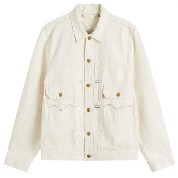LEVI'S End. X Type Ii Trucker Jacket 'mount Rambler - Ecru