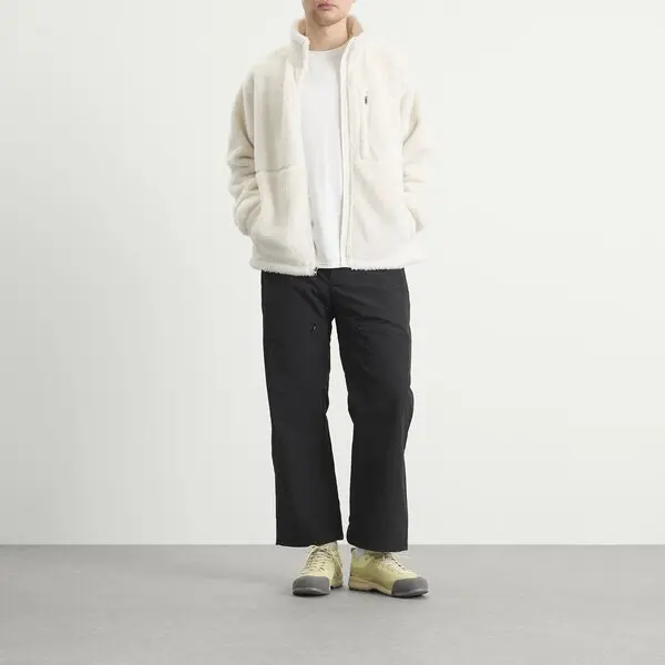 The North Face Heritage Extreme Pile Zip Jacket - White Dune