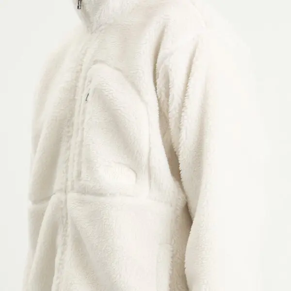 The North Face Heritage Extreme Pile Zip Jacket - White Dune