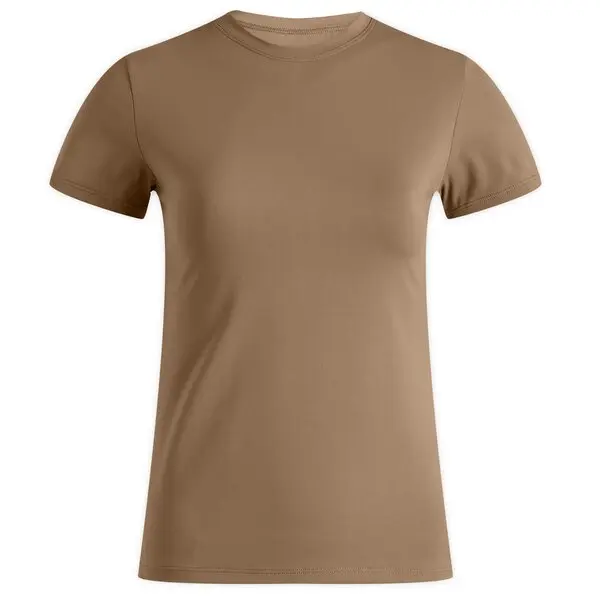 ADANOLA Ultimate Short Sleeve Top - Brown