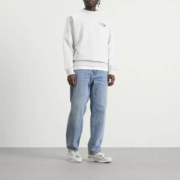 NEW BALANCE Athletics Relaxed Premium Crewneck - Athletic Heather