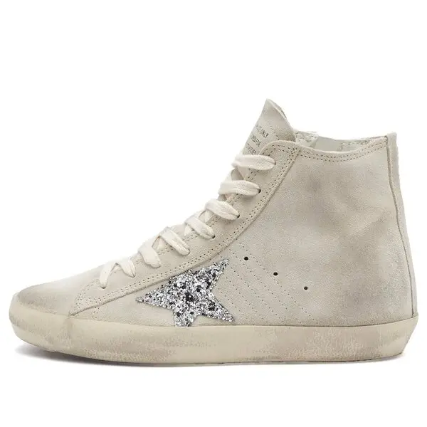 GOLDEN GOOSE Francy Sneaker - Seedpearl/silver