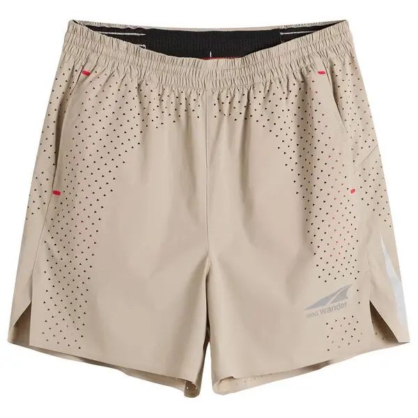AND WANDER X Altra Ventilation Shorts - Beige
