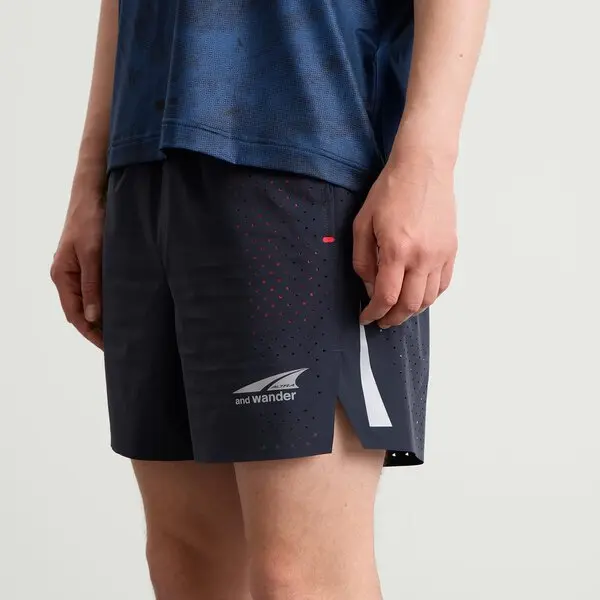 AND WANDER X Altra Ventilation Shorts - Navy