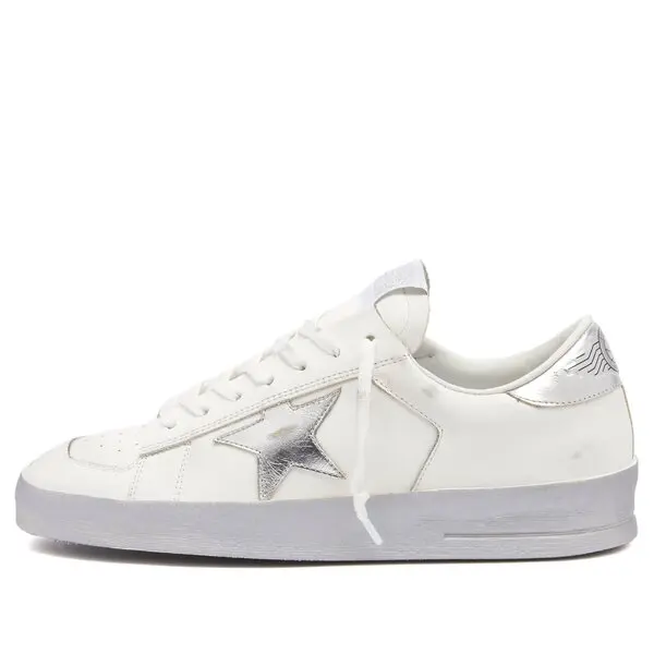 GOLDEN GOOSE Stardan Sneaker - White/silver