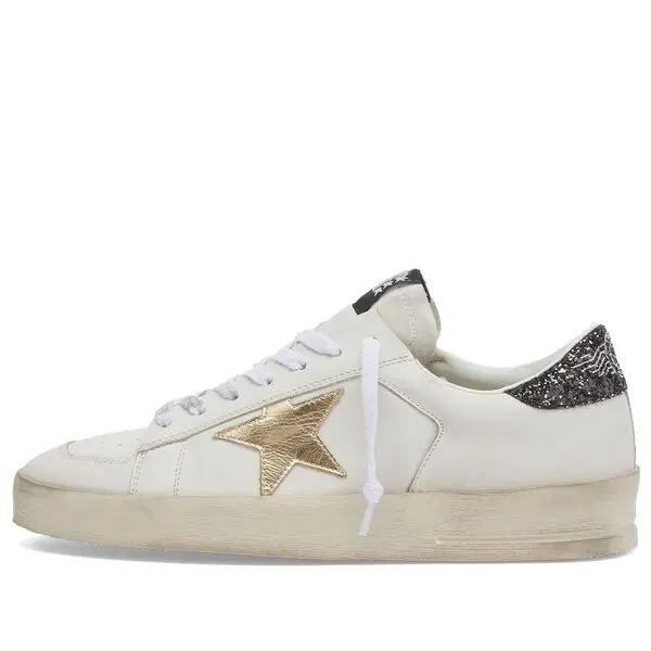 GOLDEN GOOSE Stardan Sneaker - White/gold