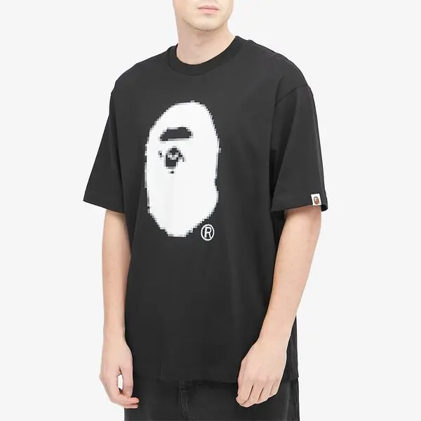 A BATHING APE Pixel Ape Head T-shirt