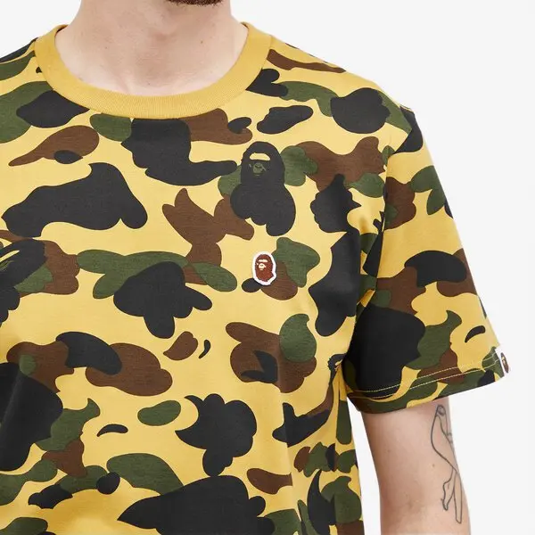 A BATHING APE 1st Camo One Point T-shirt - Yellow