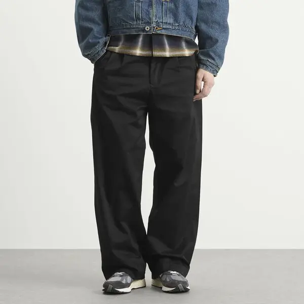 HUMAN MADE Double Pleated Wide Chino Pants