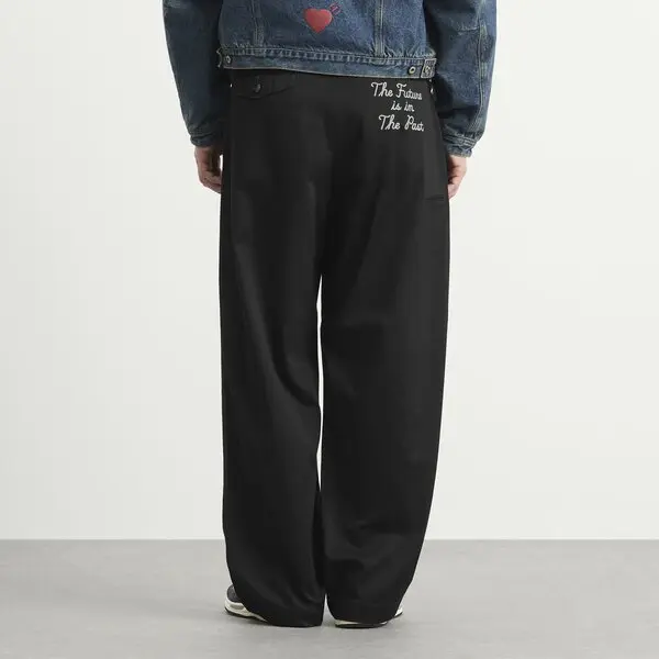 HUMAN MADE Double Pleated Wide Chino Pants