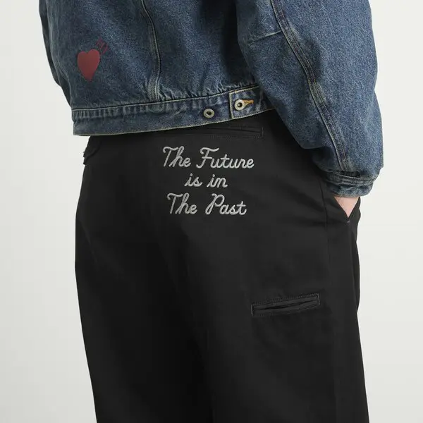 HUMAN MADE Double Pleated Wide Chino Pants