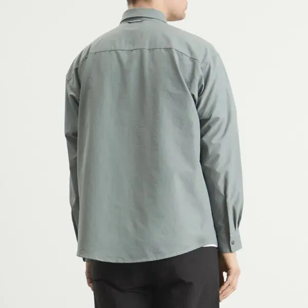 AND WANDER Dry Breathable Shirt - Blue Grey