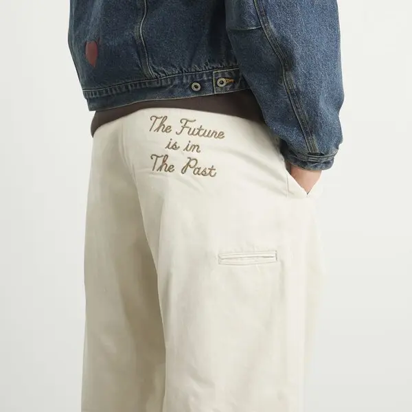 HUMAN MADE Double Pleated Wide Chino Pants