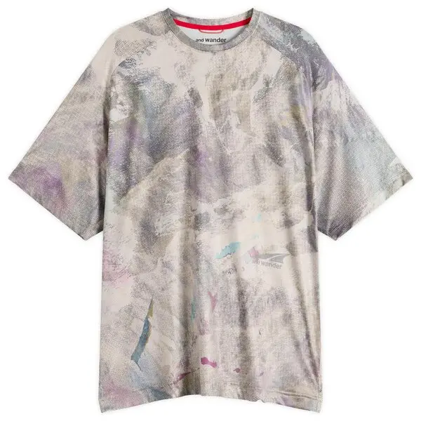 AND WANDER X Altra Graphic T-shirt - Beige