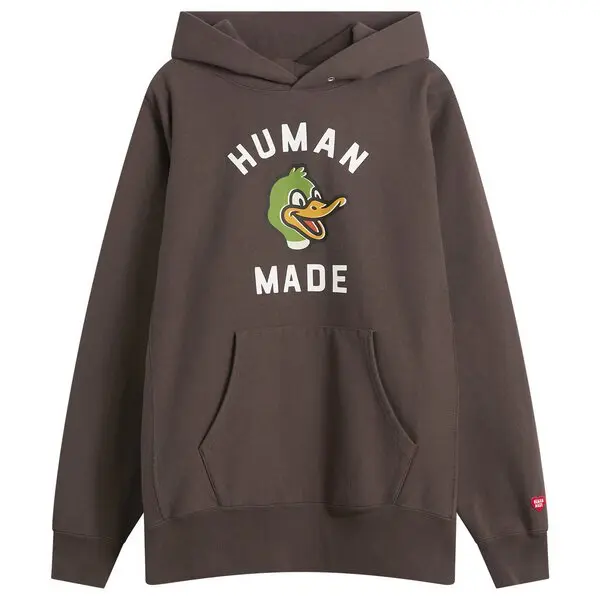 HUMAN MADE Heavyweight Duck Head Hoodie - Brown