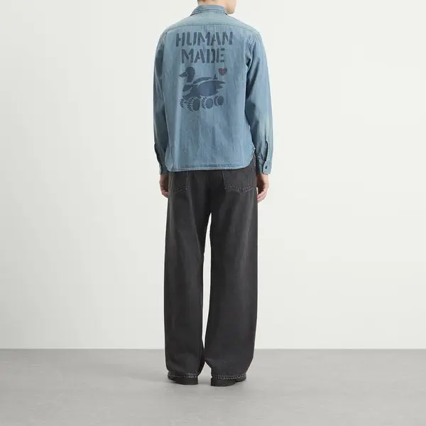 HUMAN MADE Stencil Military Chambray Shirt