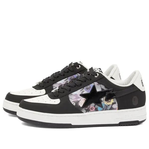 A BATHING APE Floral Patterned Sta 2 Sneaker