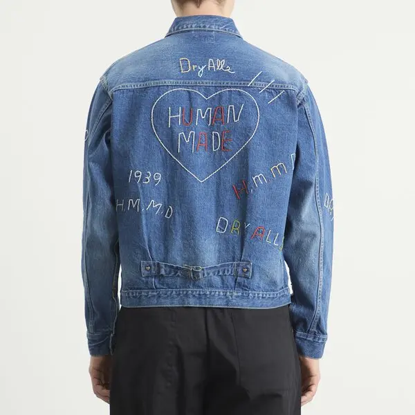 HUMAN MADE Hand Stitched Denim Work Jacket