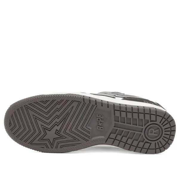 A BATHING APE Camo Leather Sk8 Sta Sneaker