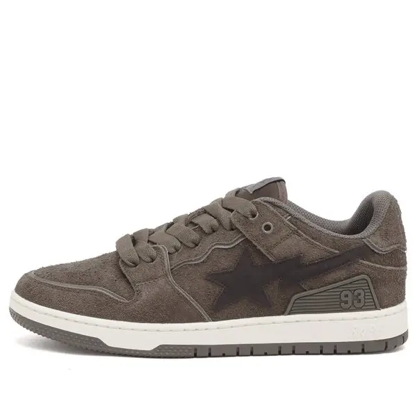 A BATHING APE Nubuck Sk8 Sta Sneaker - Black