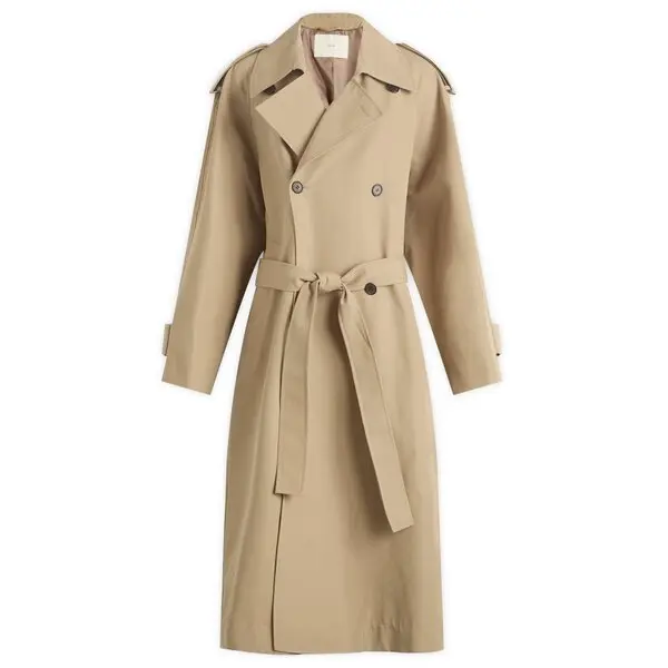 DUNST Oversized Trench Coat - Beige