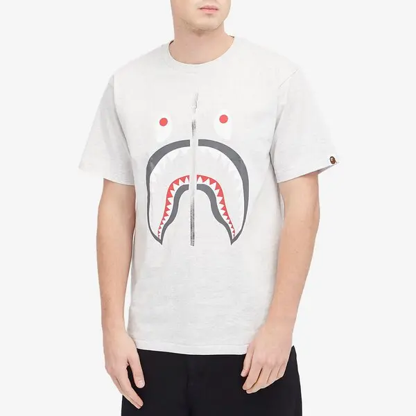 A BATHING APE Classic Shark T-shirt - Grey