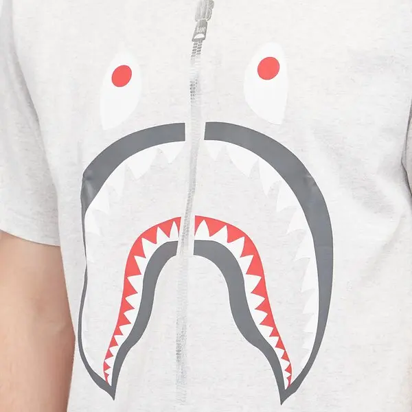 A BATHING APE Classic Shark T-shirt - Grey