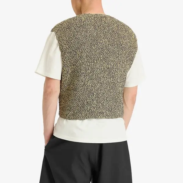Auralee Cotton Cashmere Cord Knit Vest