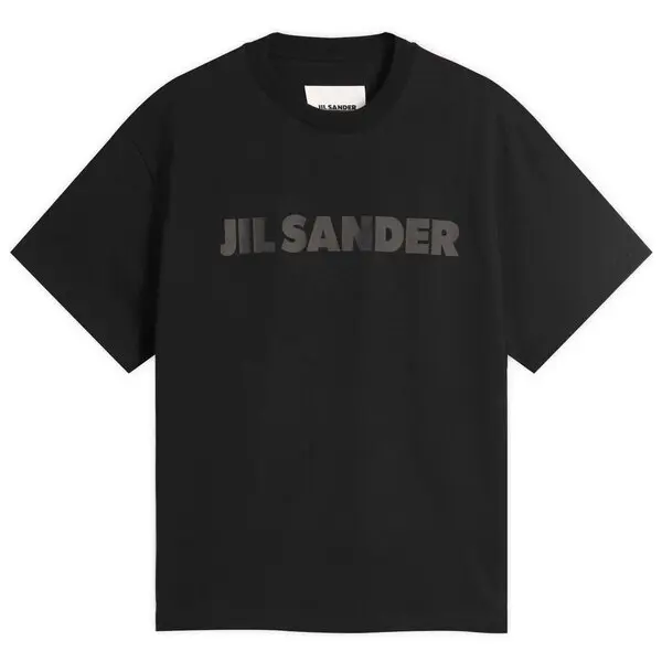 JIL SANDER Short Sleeve T-shirt - Black