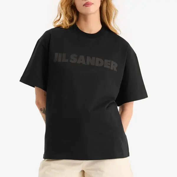 JIL SANDER Short Sleeve T-shirt - Black