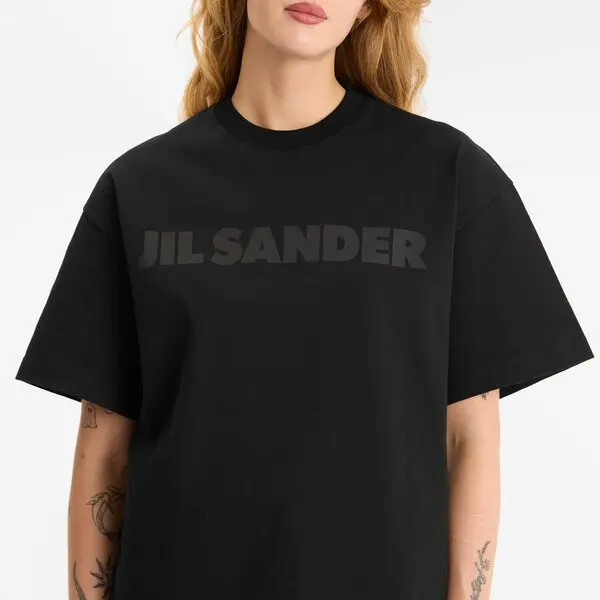 JIL SANDER Short Sleeve T-shirt - Black