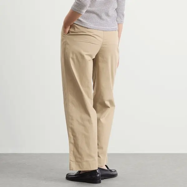 DUNST Wide Chino Trousers