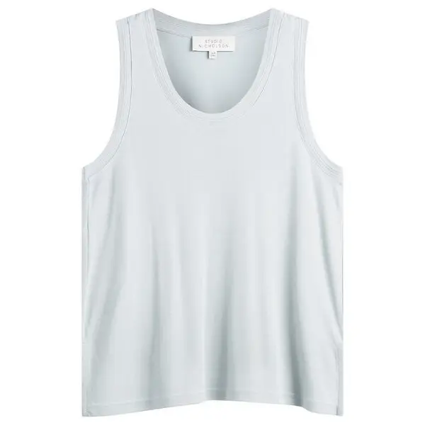 Studio Nicholson Scoop Neck Vest - Spearmint