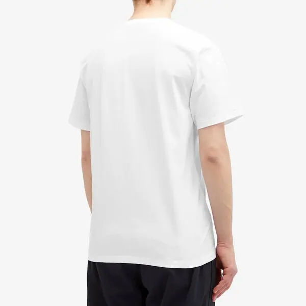 A BATHING APE Sta Houndstooth Ape Head T-shirt - White/black