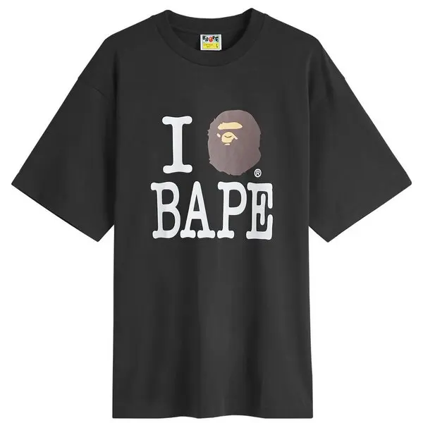 A BATHING APE I Love T-shirt - Black