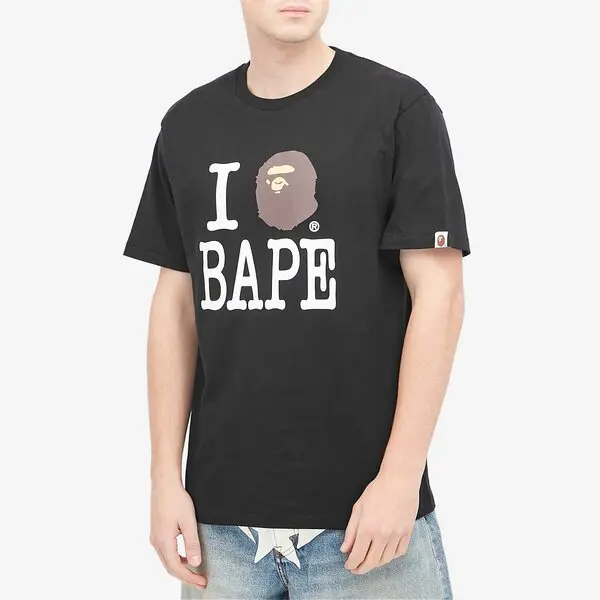 A BATHING APE I Love T-shirt - Black