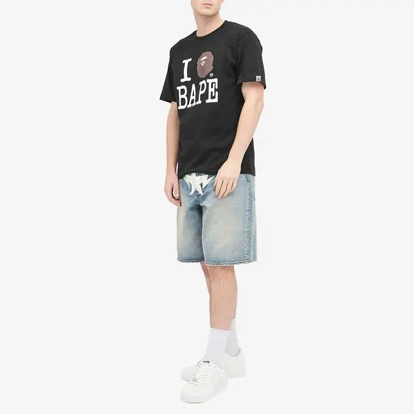A BATHING APE I Love T-shirt - Black