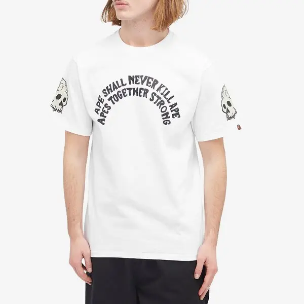 A BATHING APE Souvenir Skull Team T-shirt