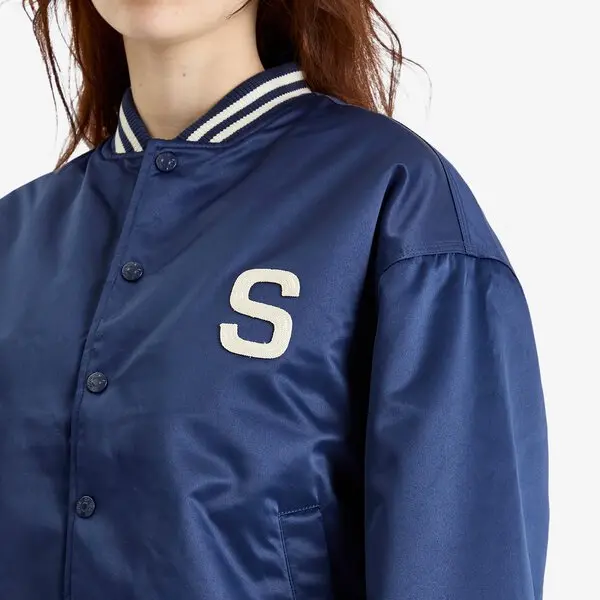 HOUSE OF SUNNY Satin Cult Bomber Jacket