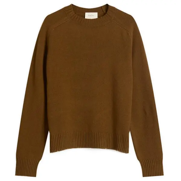 SECOND / LAYER Distressed Jumper - Brown