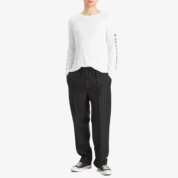 SECOND / LAYER Destroyed Skate Wave Long Sleeve T-shirt