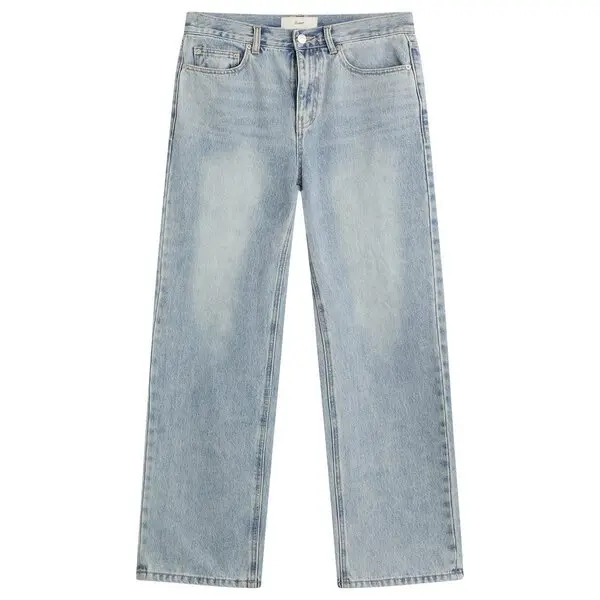 DUNST 90s Wide Leg Jeans - Light Blue